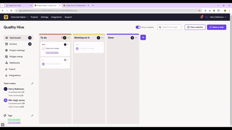 QualityHive Power-Up | Trello